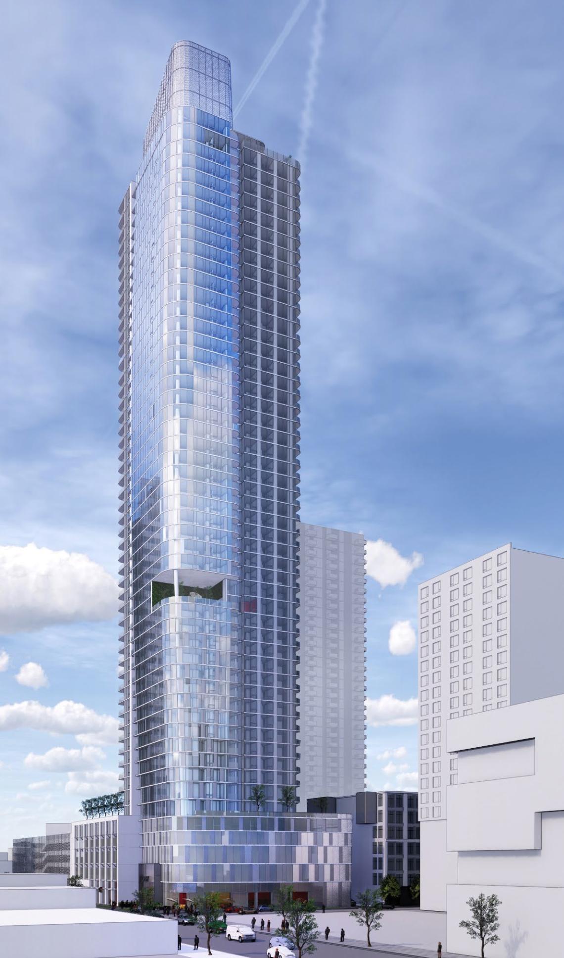 Two apartment towers inch forward at 11th & Olive in DTLA | Urbanize LA